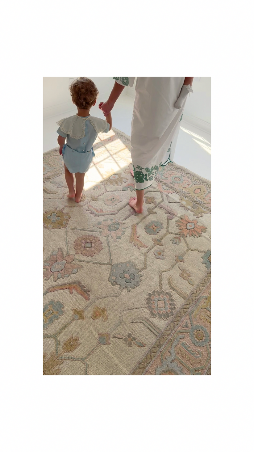 Belle Rug – Embossed Ivory & Sand Wool Rug | Locust Lane – Locust Lane Rugs