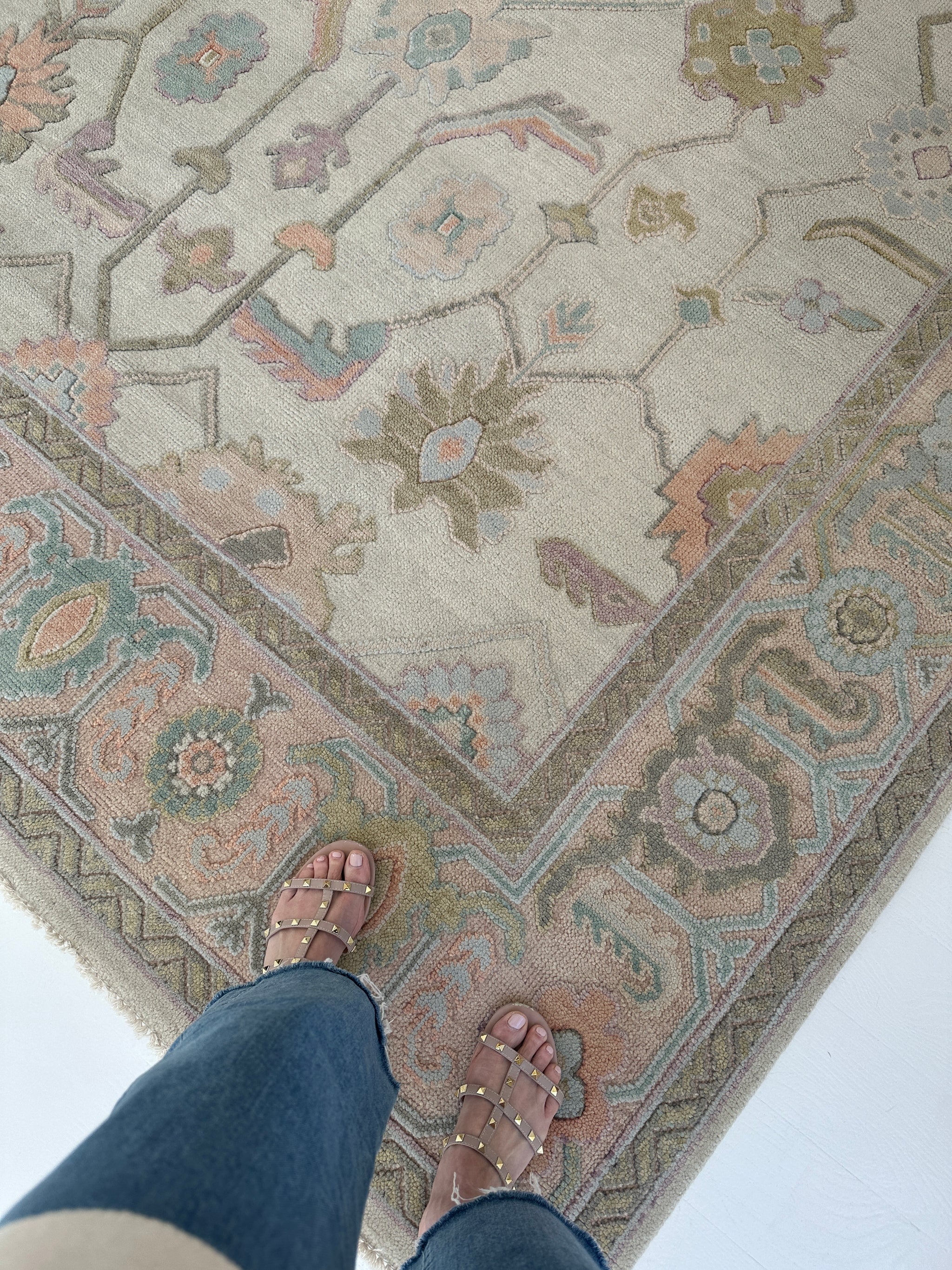 Belle Rug – Embossed Ivory & Sand Wool Rug | Locust Lane – Locust Lane Rugs