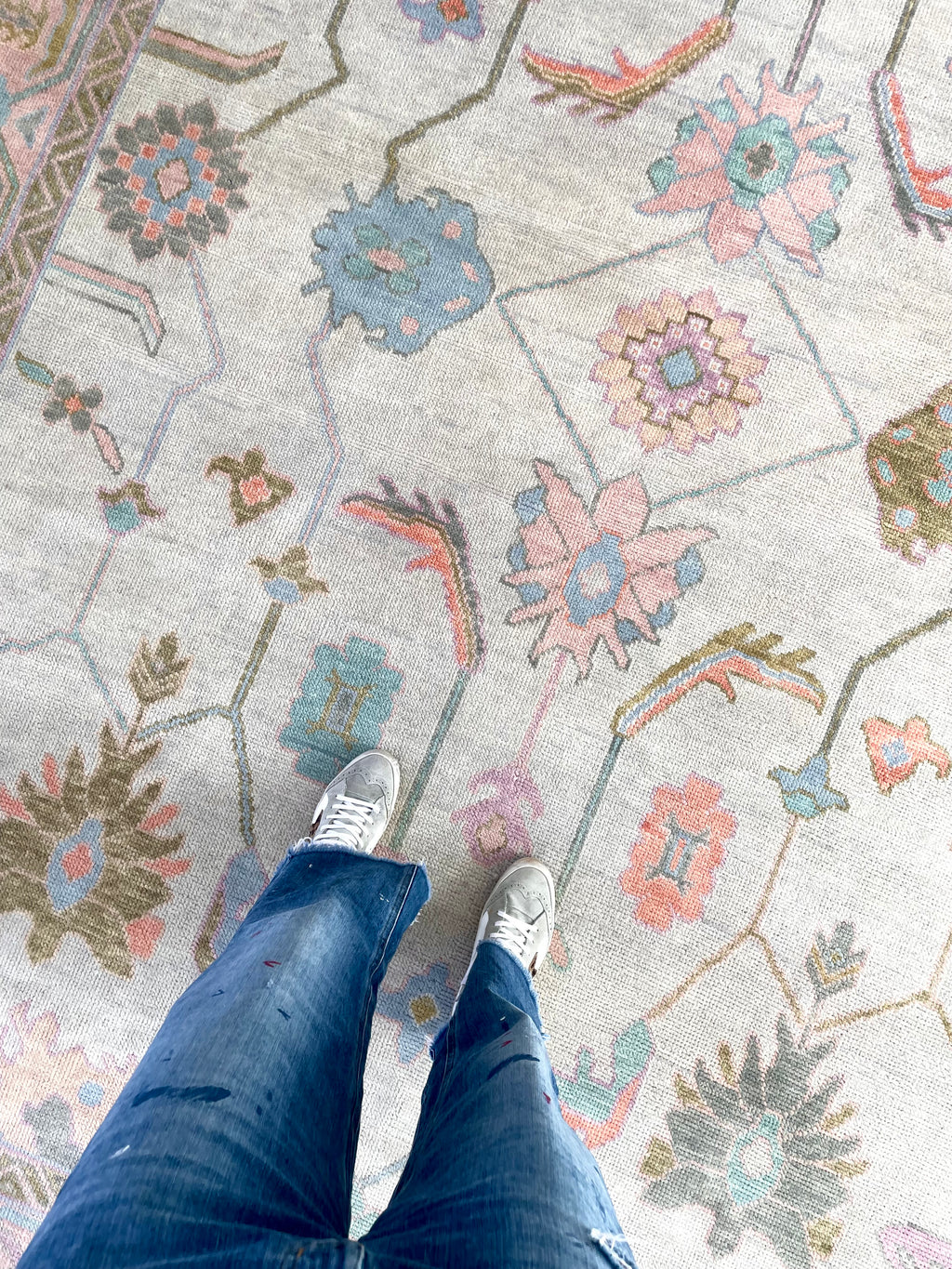 Anabel Modern Oushak Rug – Locust Lane Rugs