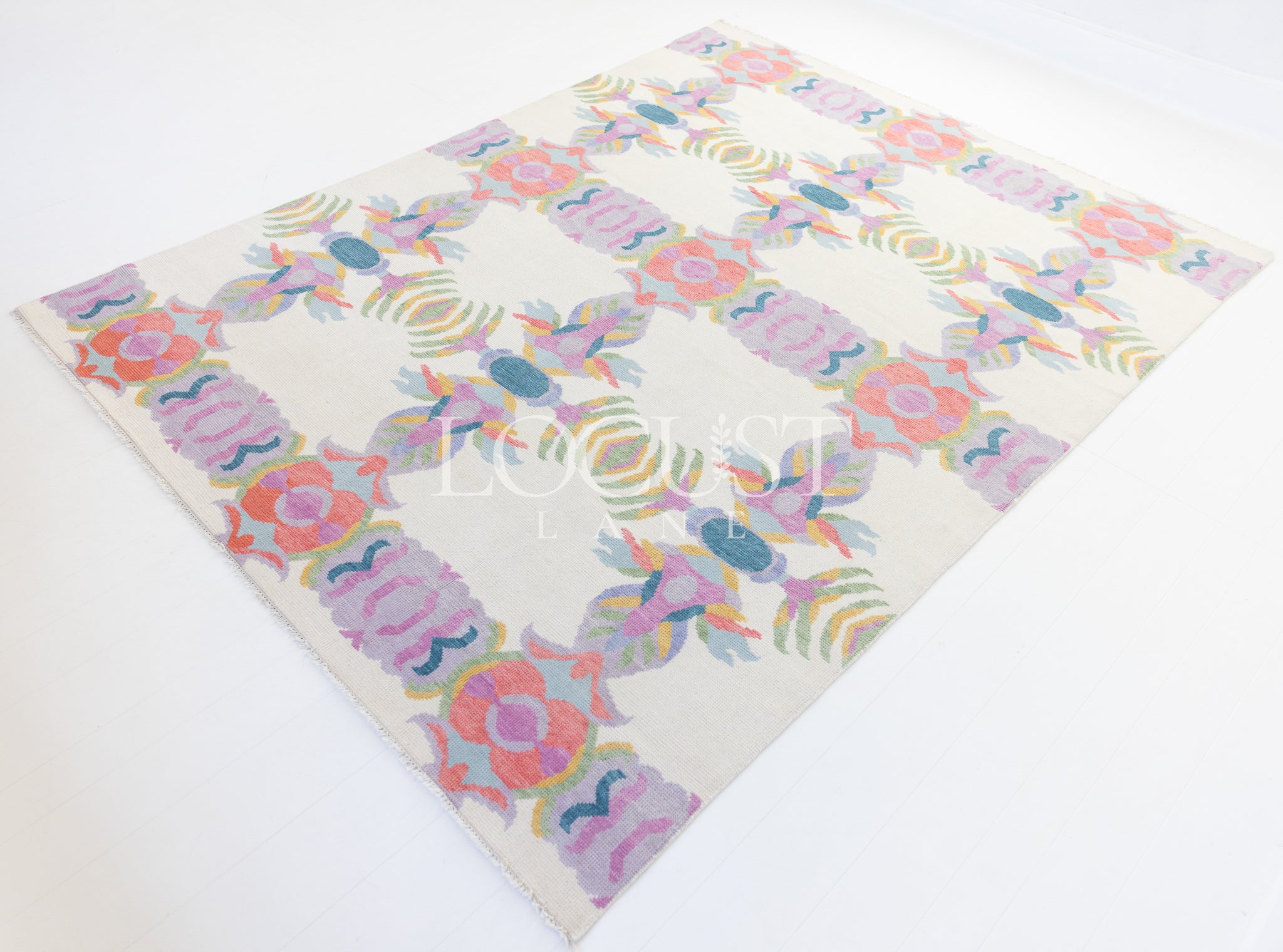 Evie in White Modern Oushak Rug – Locust Lane Rugs