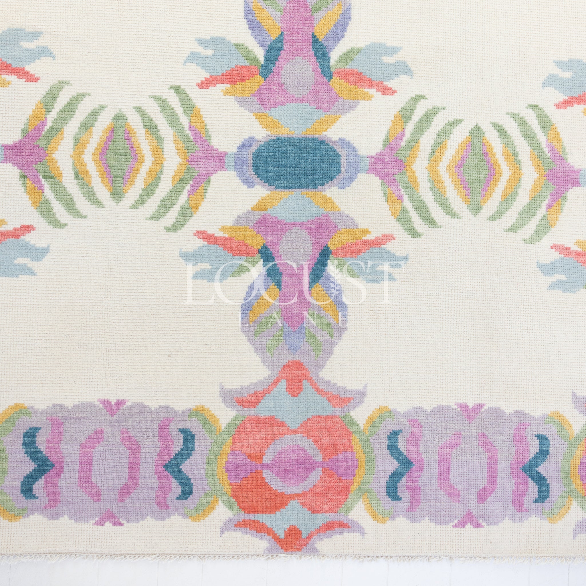 Evie in White Modern Oushak Rug – Locust Lane Rugs