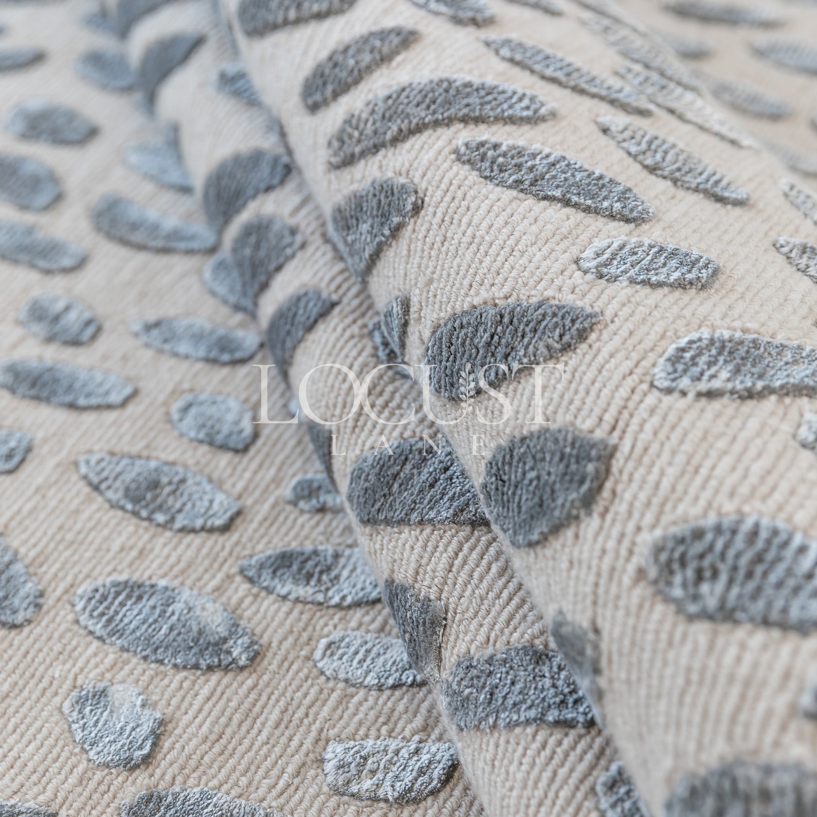Jane in Pewter Silk Handcrafted Rug – Locust Lane Rugs