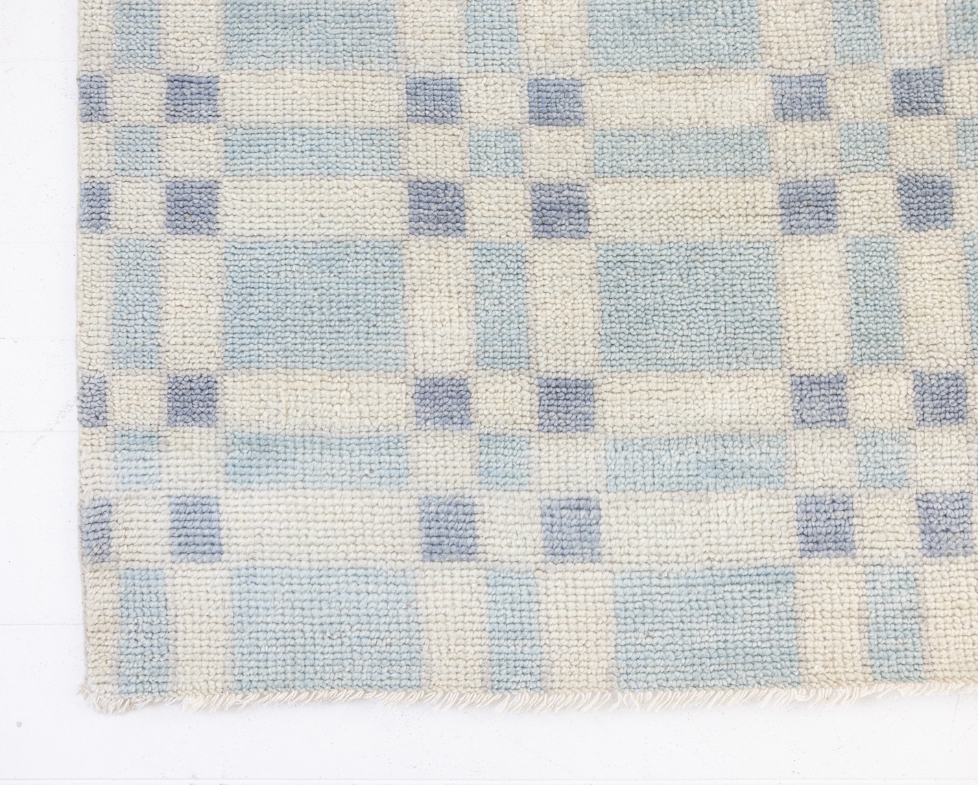 Margie Rug – Hand-Knotted Blue & Ivory Wool Rug | Locust Lane – Locust ...