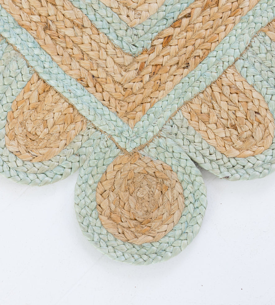 Scalloped Jute Rugs – Locust Lane Rugs