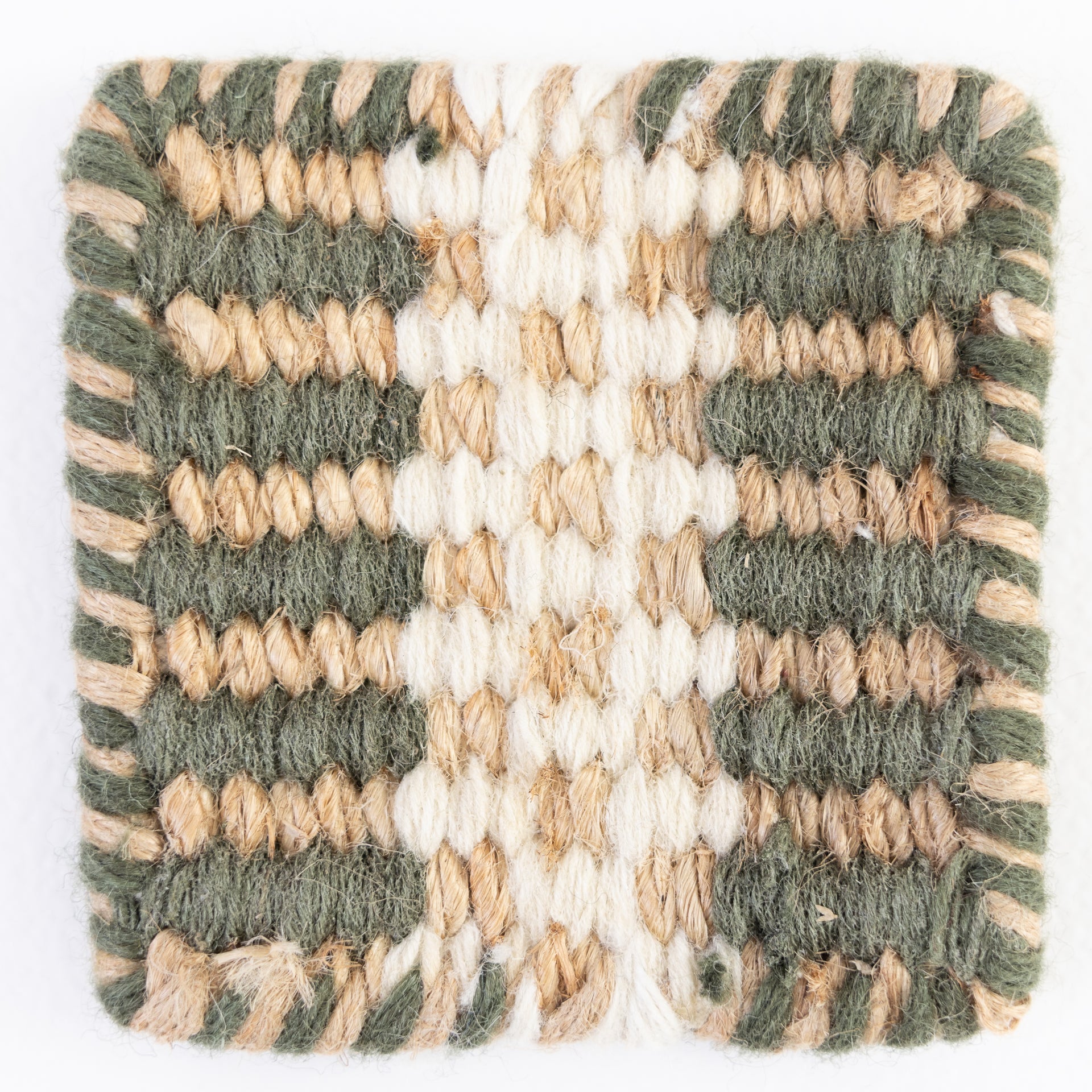 Holiday Green Jute & Wool Combo Rug Sample – Locust Lane Rugs